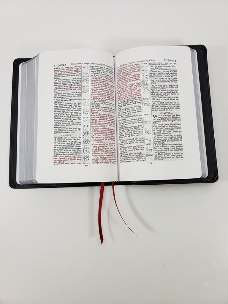 Handsize Wide Margin Cameo - Corporate Series, Red - Church Bible ...