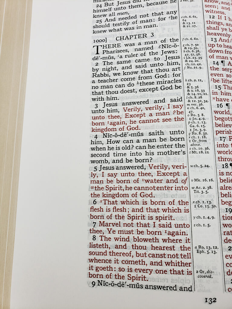 Large Print Wide Margin Reference Bible – Corporate Series, Black ...
