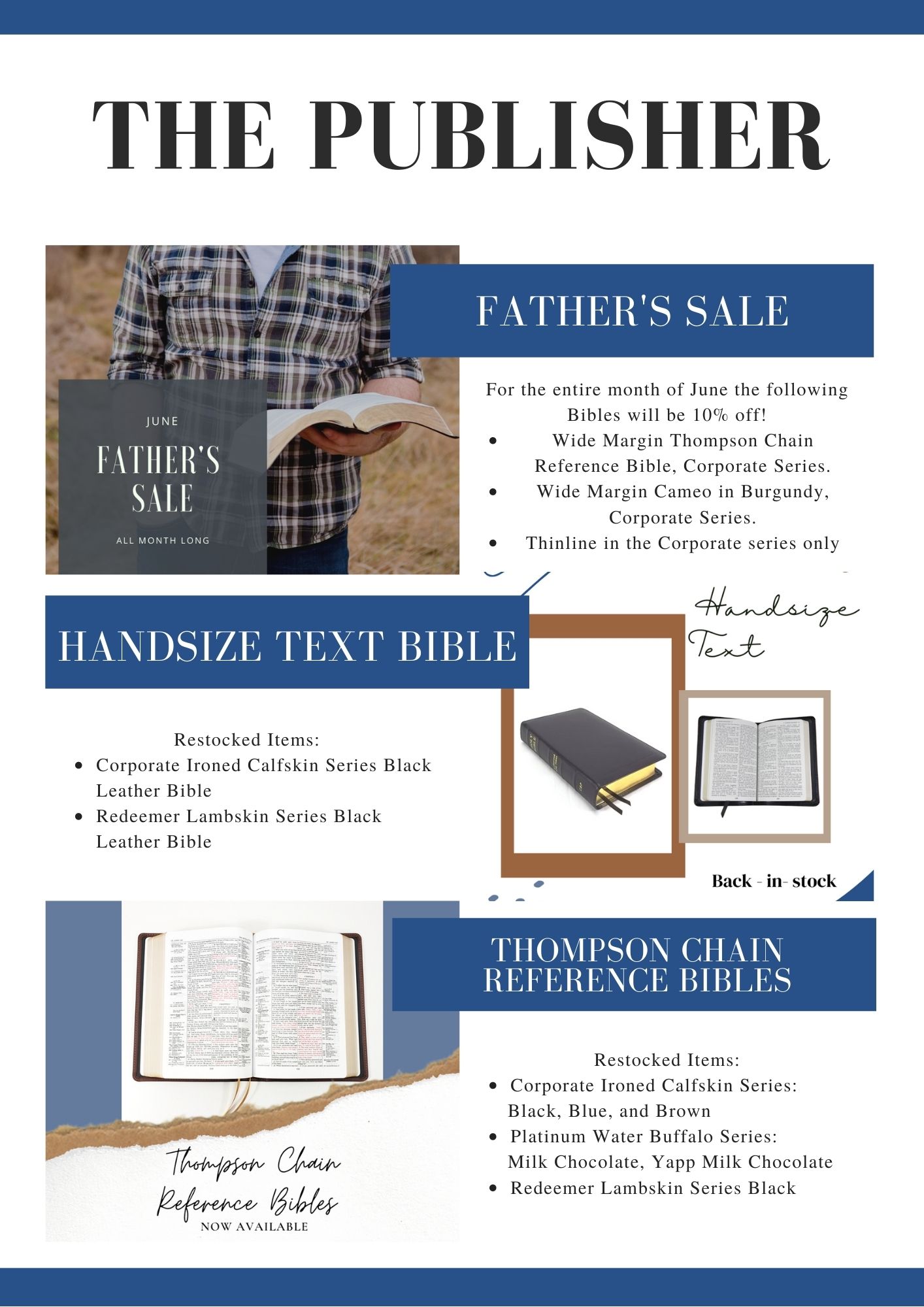 Platinum Series Thinline Bible now available! – Church Bible Publishers