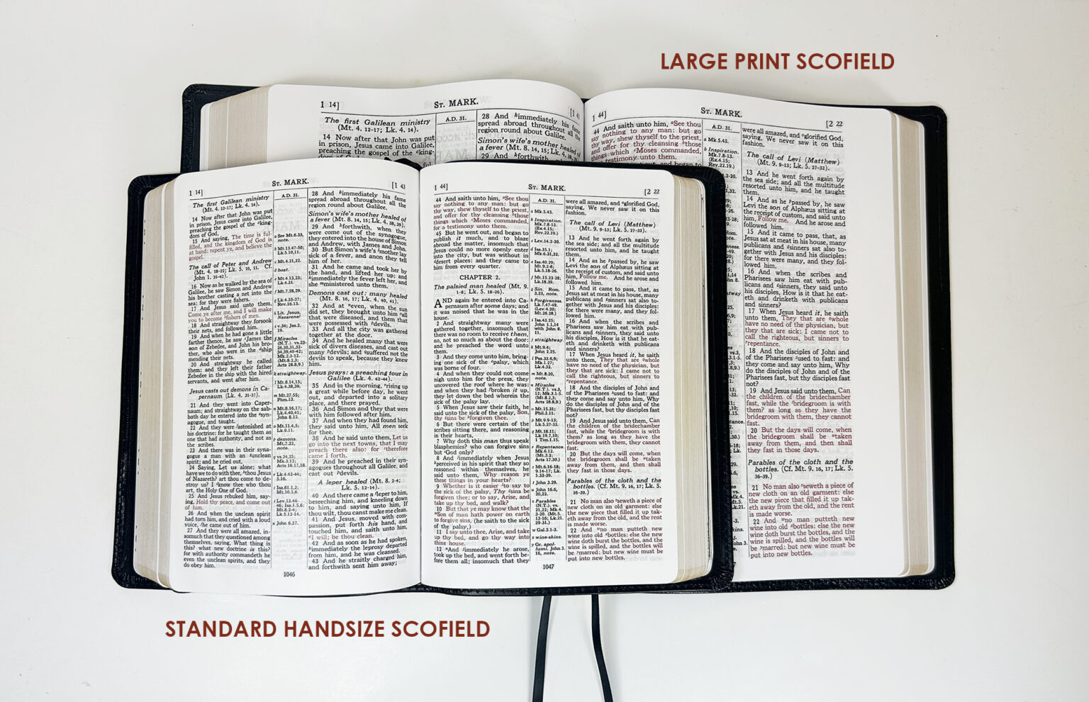 Large Print Classic Study Bible - Corporate Series, Black - Church ...