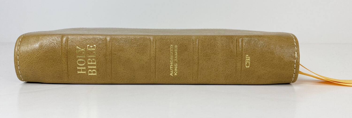 Handsize Text Bible – Platinum Series, Full Yapp Vanilla Creme – Church ...